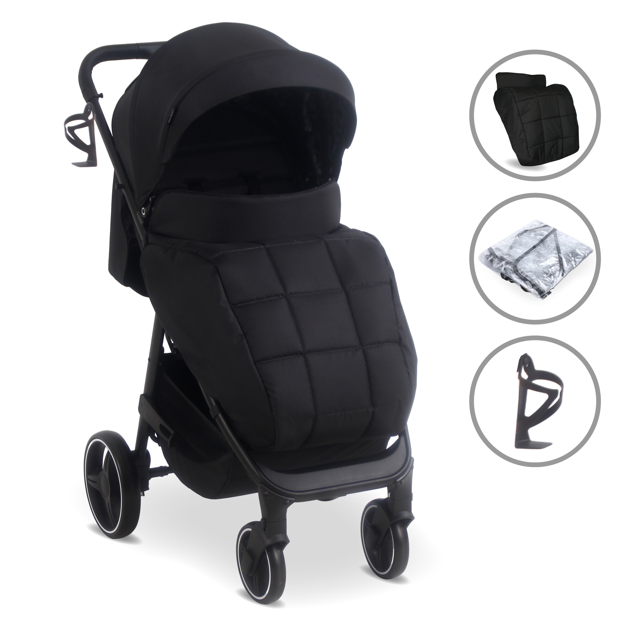 My Babiie MB160 PLUS PUSHCHAIR - Black Leopard - Baby Caboodle