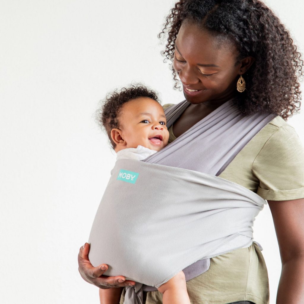 Moby EASY WRAP Carrier - Smoked Pearl - Baby Caboodle